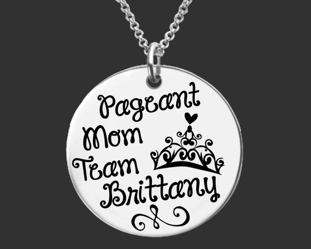 Pageant Mom Pageant Mom Jewelry Pageant Mom Necklace Pageant Mom Gift ...