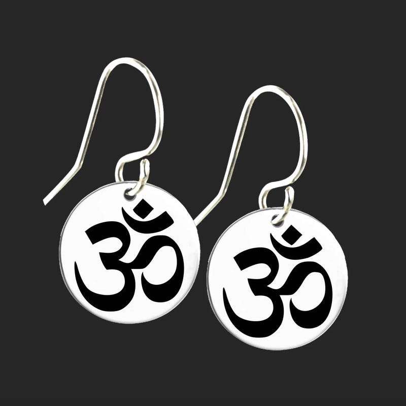 Om Earrings - Etsy