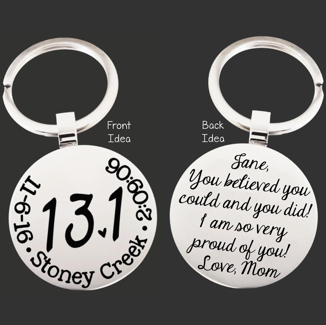 Marathon Keychain | Marathon Runner Gift | Marathon Gift | Marathon ...