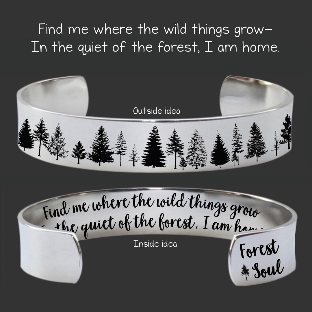 Forest Bracelet | Nature Inspired Jewelry | Tree Bracelet | Nature ...