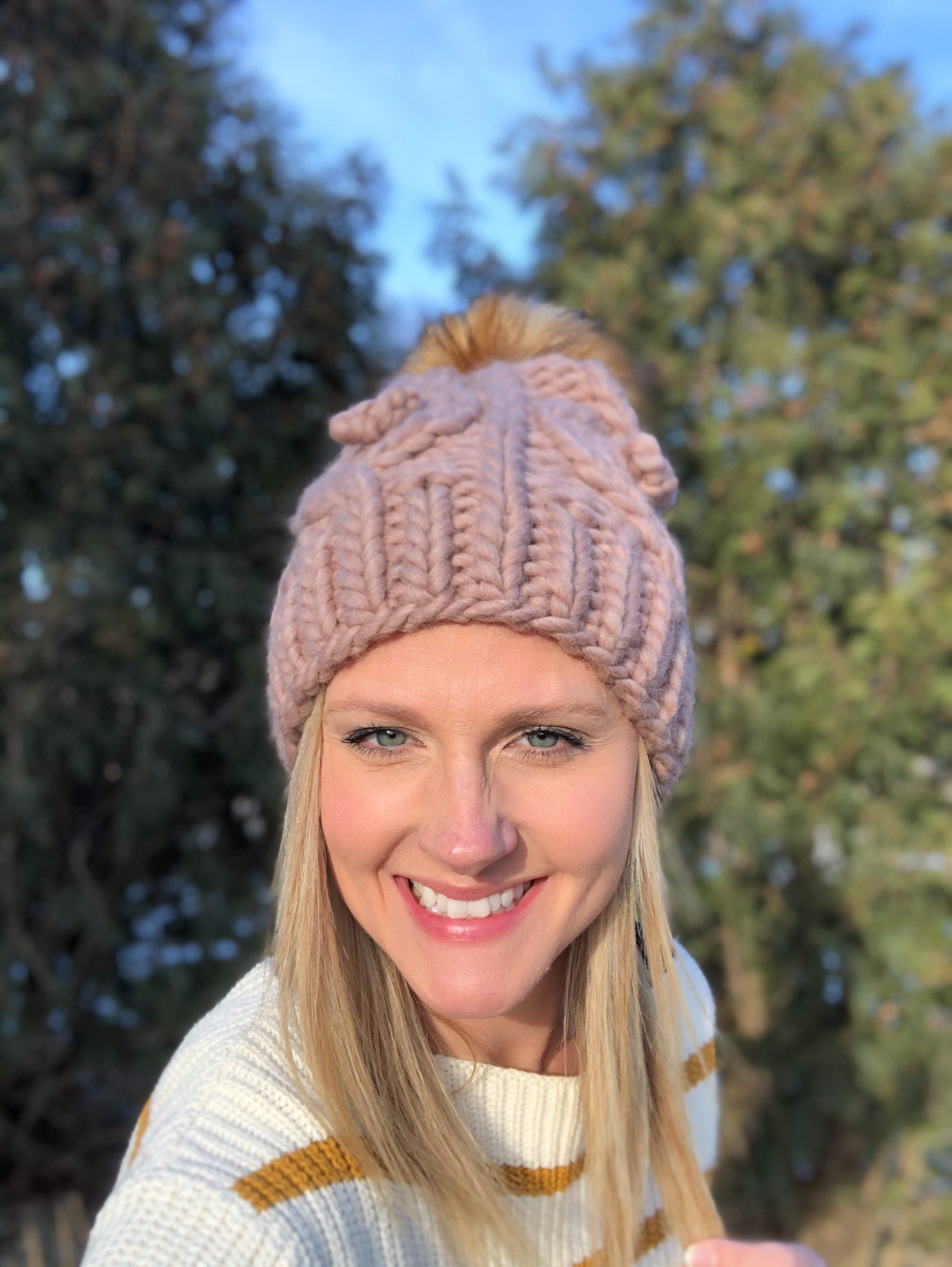 KNITTING PATTERN: Jet Set Hat Knitting Pattern Cable Hat - Etsy