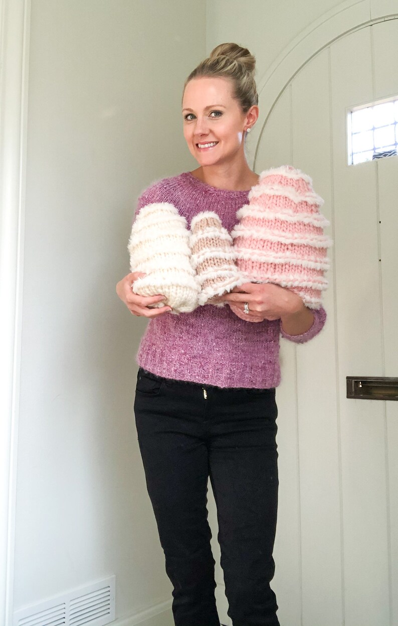 KNITTING PATTERN: Knit Snow Trees Tree Knitting Pattern | Etsy