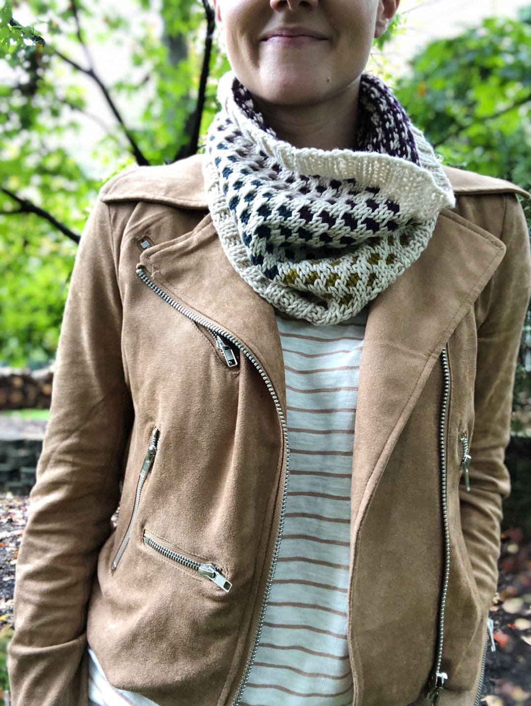 Mosaic Colorwork Cowl Knitting Pattern (PDF Pattern) - Etsy