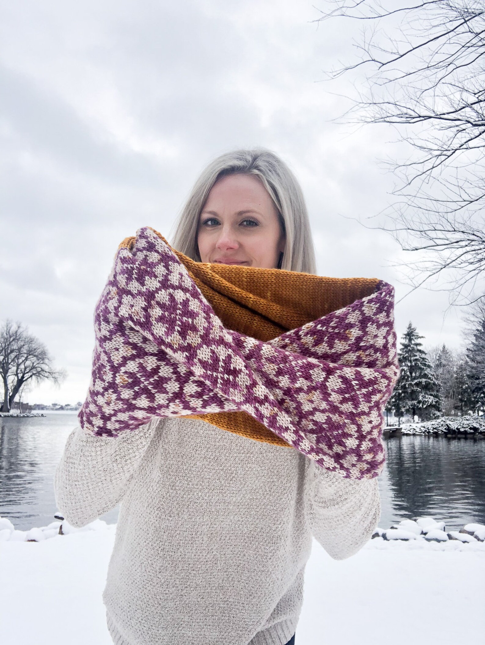 Kindra Cowl Knitting Pattern: Stranded Colorwork (PDF Pattern) - Etsy