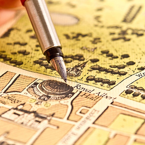 Old Hand Drawn Maps - Etsy