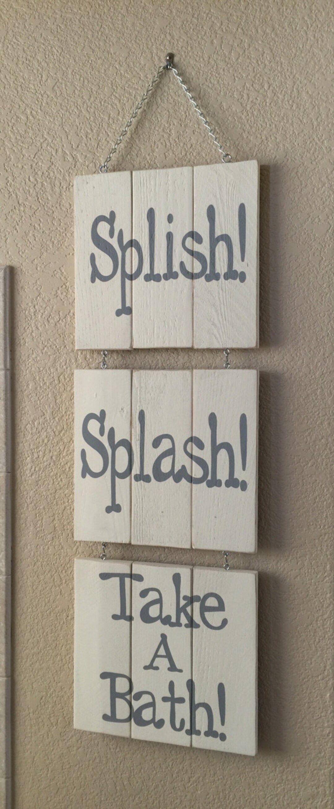 Splish Splash Bathroom Sign - Etsy