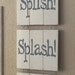 Splish Splash Bathroom Sign - Etsy