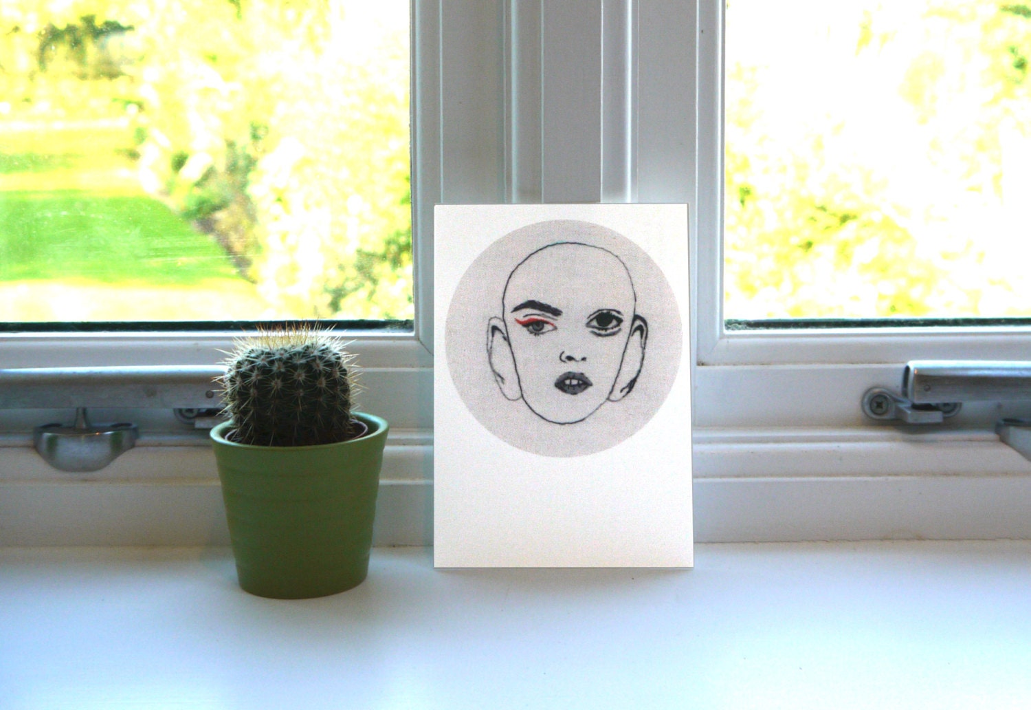 Big Ears Portrait Postcard Pretty Ugly Postcard Postcard Print ...