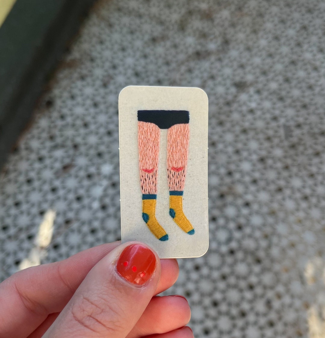 Hairy Legs Vinyl Sticker - Etsy