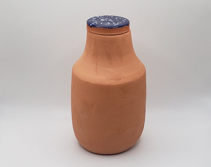 12oz Small Olla Handmade Terracotta Garden Irrigation Oya With Lid Self ...