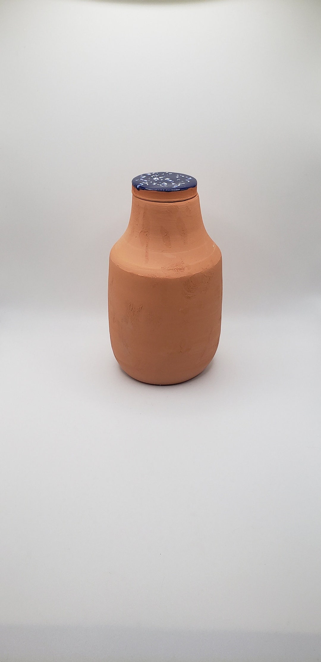12oz - Small Olla ~ Handmade Terracotta Garden Irrigation Oya With Lid ...
