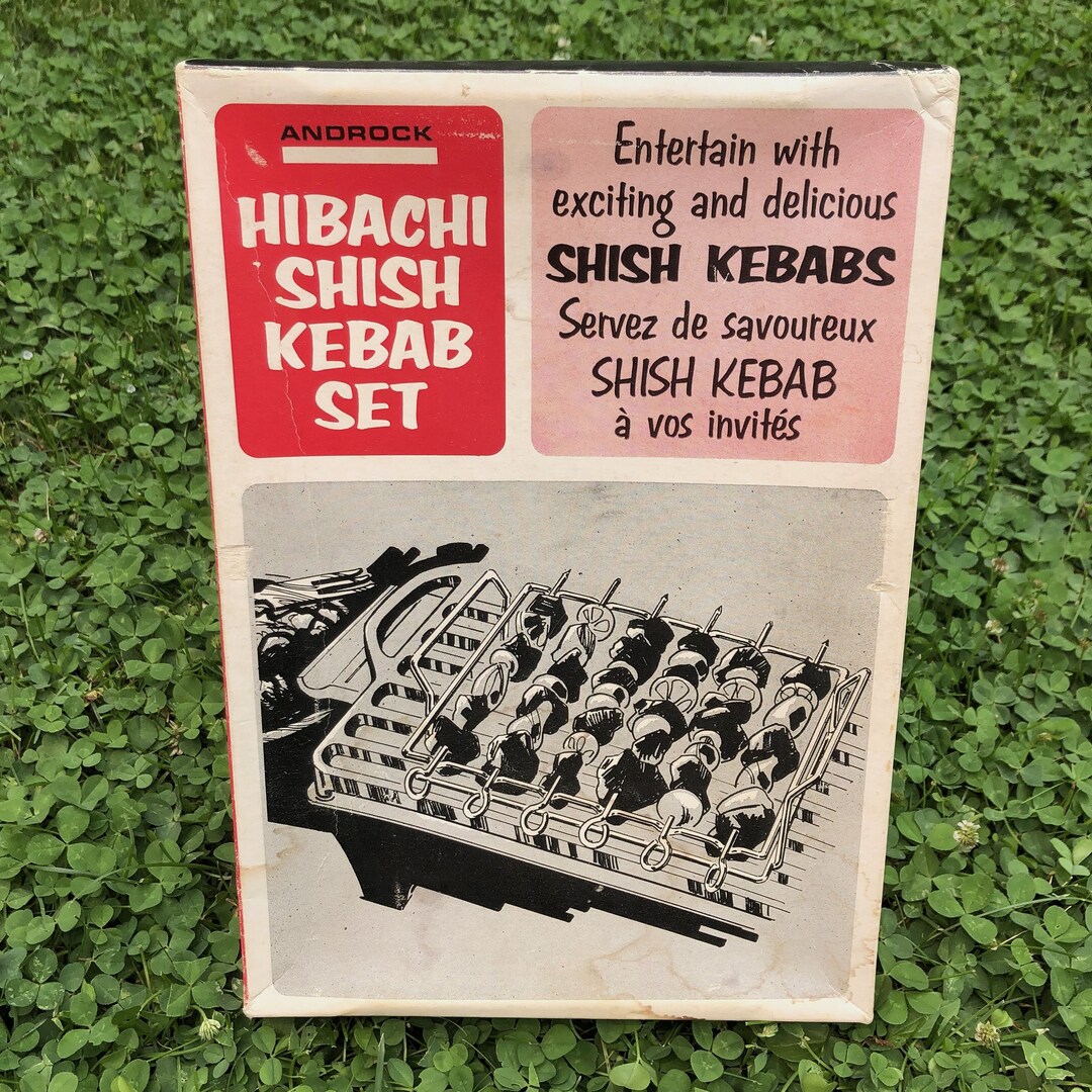 Hibachi Shish Kebab Set Androck New Old Stock Original Box Made in ...