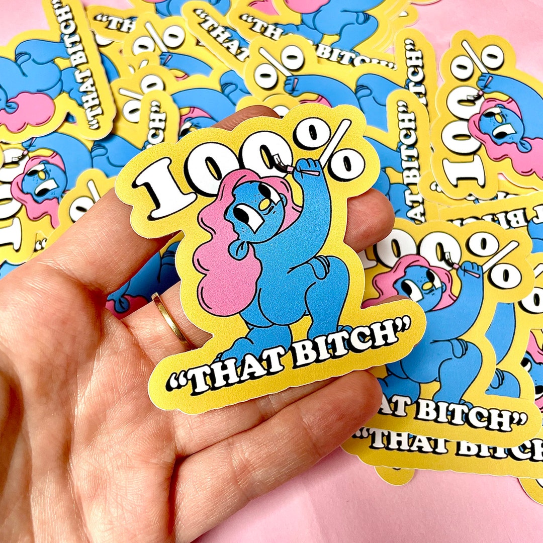 100% That B Vinyl Sticker - Etsy