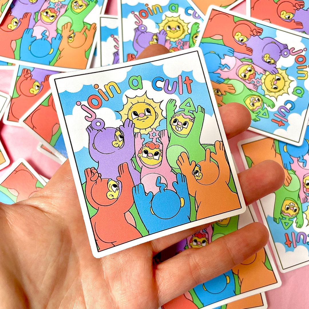 Join A Cult Vinyl Sticker - Etsy