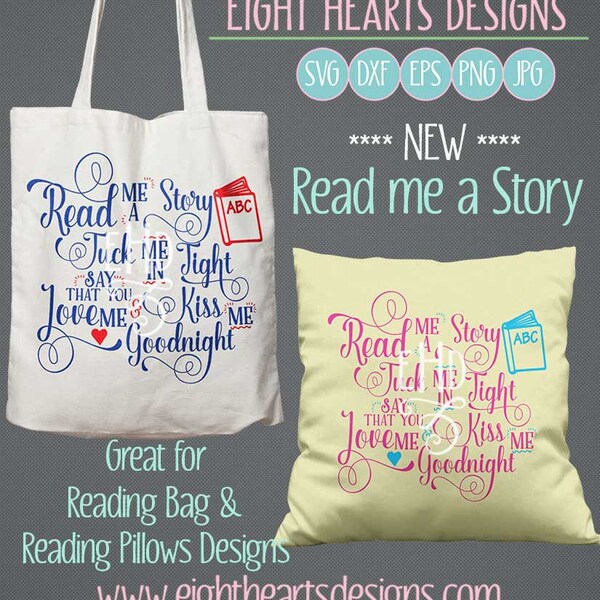 Reading Pillow Embroidery Designs - Etsy