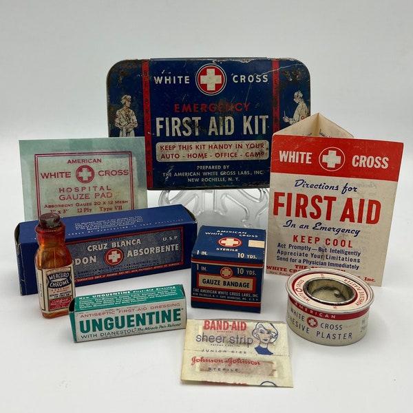 First Aid Kit Tin - Etsy