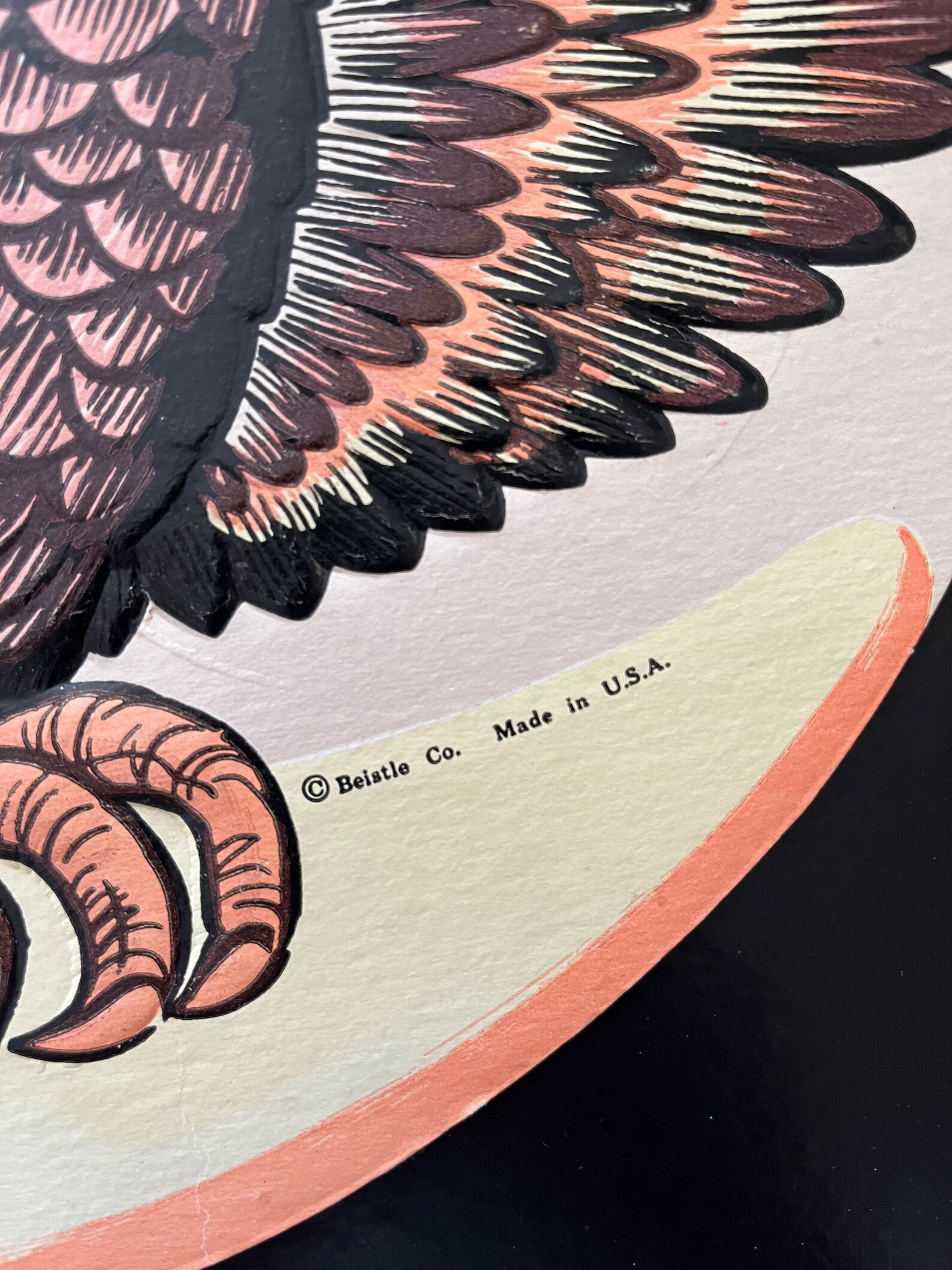 Vintage Beistle Die Cut Halloween Decoration Angry Owl - Etsy