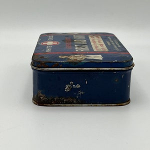 Vtg American White Cross First Aid Kit Tin, W/ Bottle of Mercurochrome ...