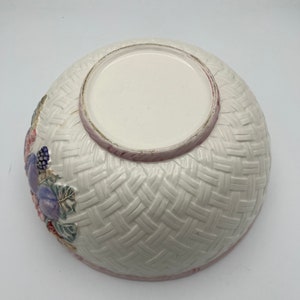 Vintage Majolica Hand Painted Bowl | Neuwirth | Made in Portugal - Etsy