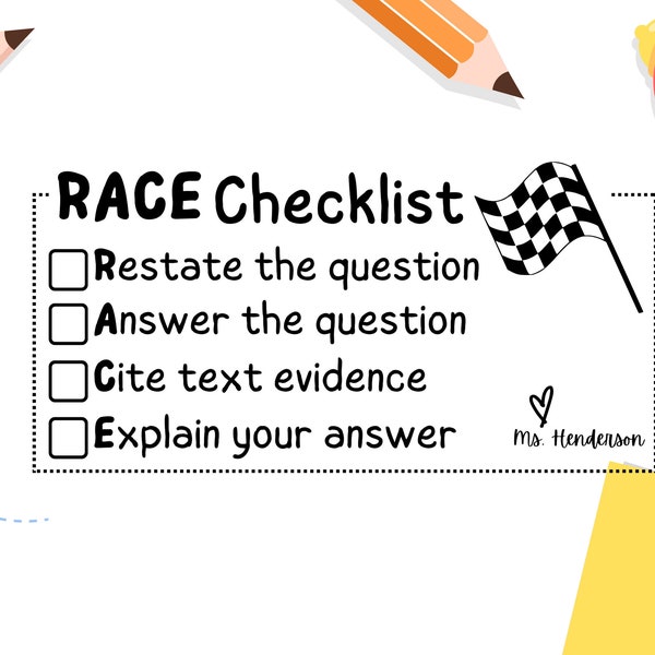 Race Checklist Stamp - Etsy