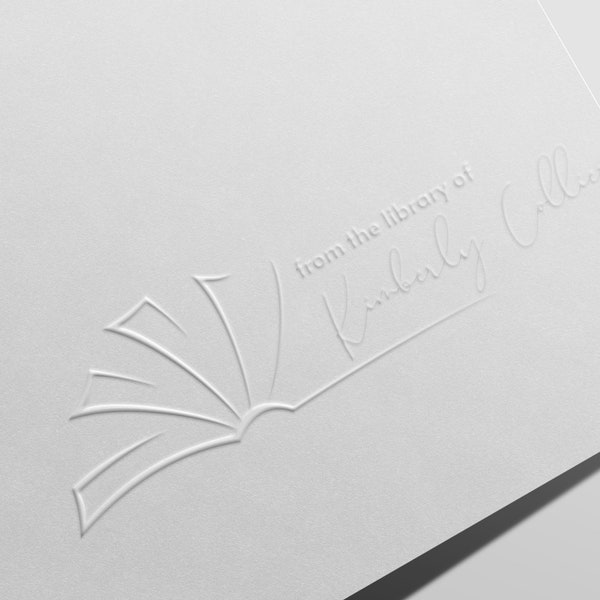 Open Book Stamp - Etsy