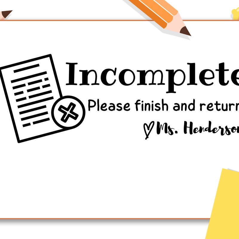 Teacher Stamp - Etsy