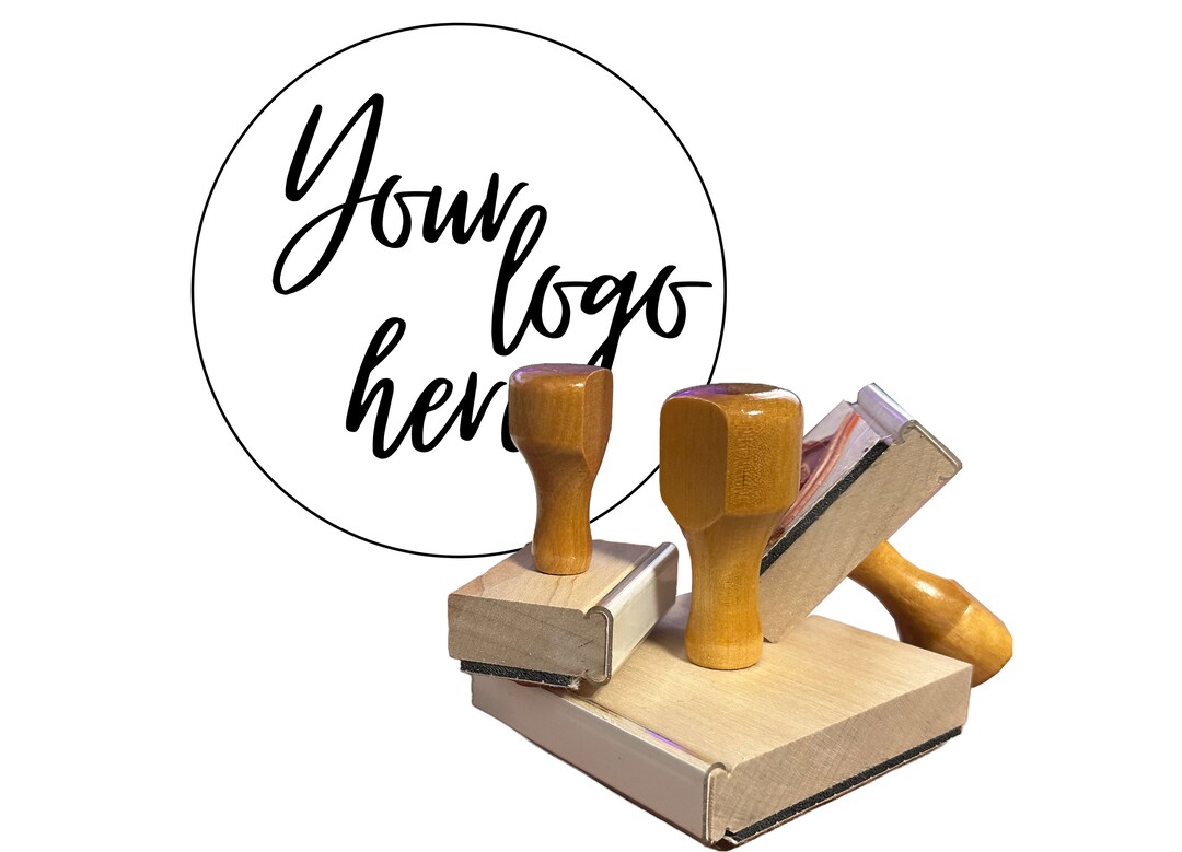 Large Custom Stamp, 1"-8" Wide | Custom Logo Stamp for Branding ...