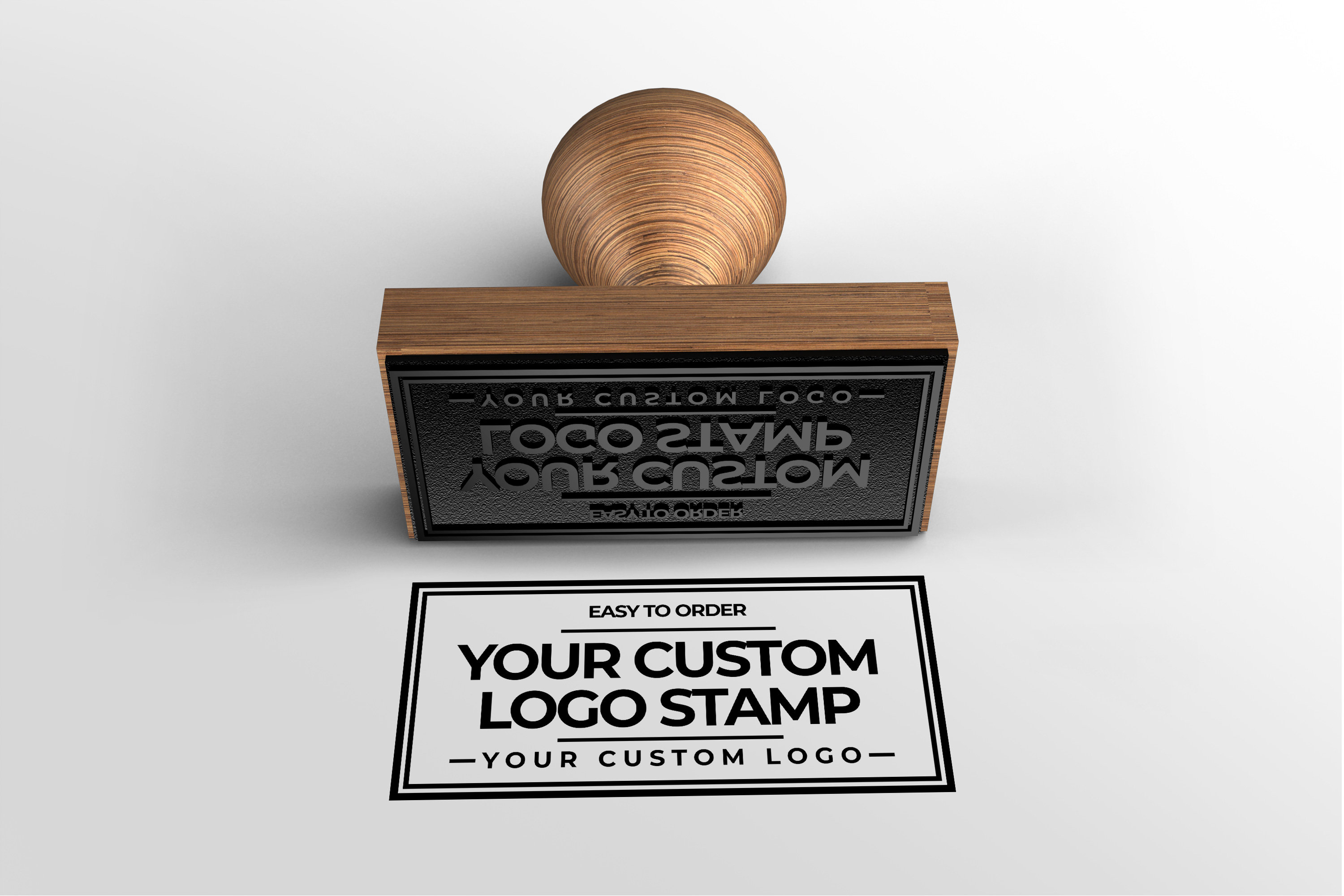 Custom Stamp Logo Custom Stamp Large Custom Rubber Stamp for - Etsy