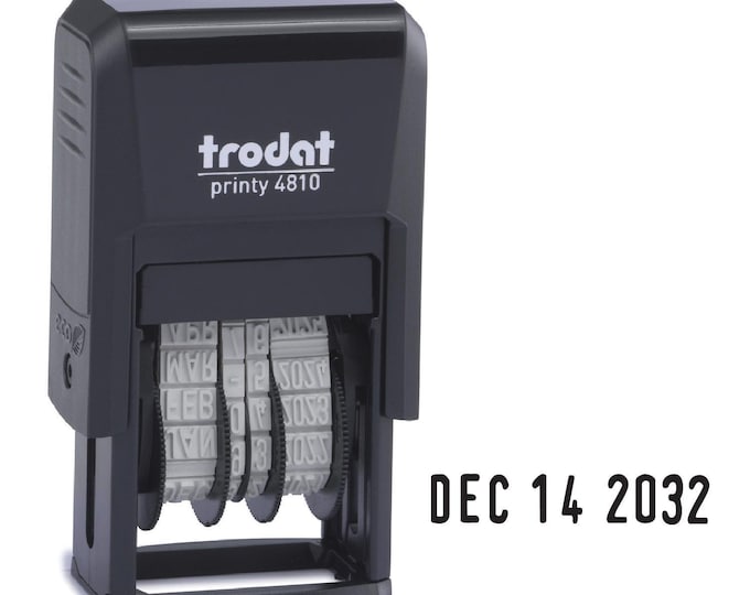 Self-inking Library Date Stamp Mechanical Month Day Year Scrapbook ...