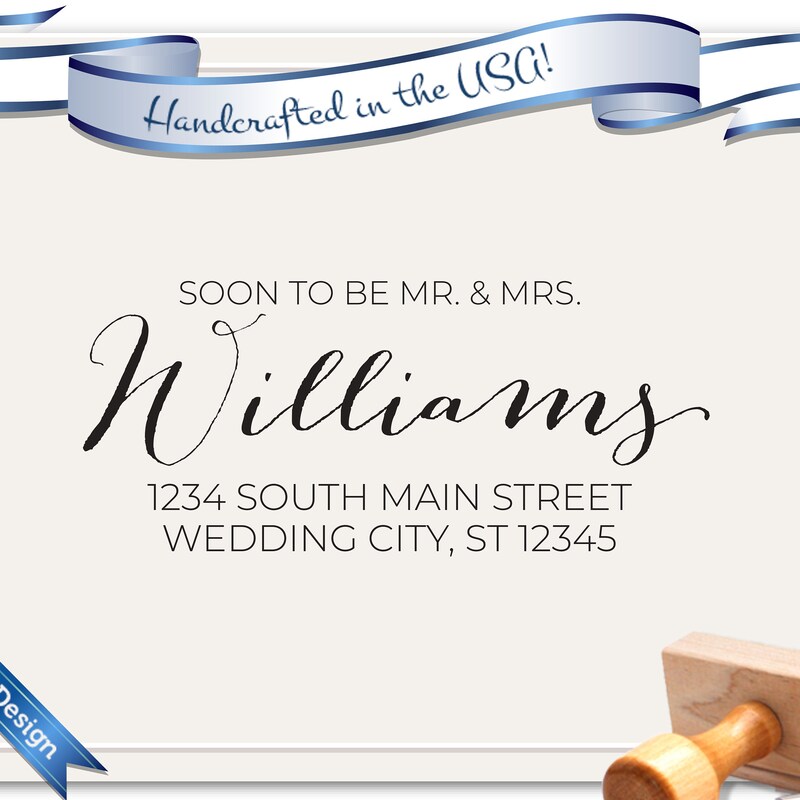 Mr and Mrs Stamp - Etsy
