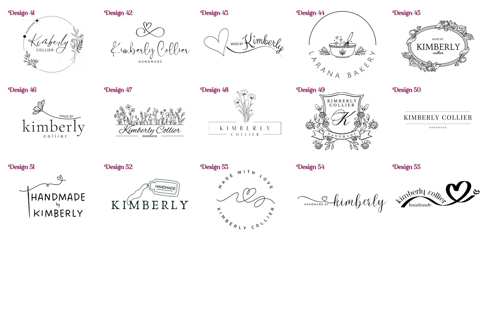 Personalized Business Stamp: Handmade Designs, Handmade by Stamp, Etsy ...