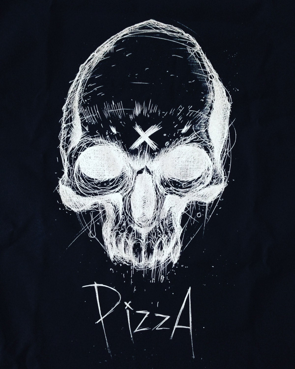 Pizza Pentagram Pizza Pinhead Skull - Etsy