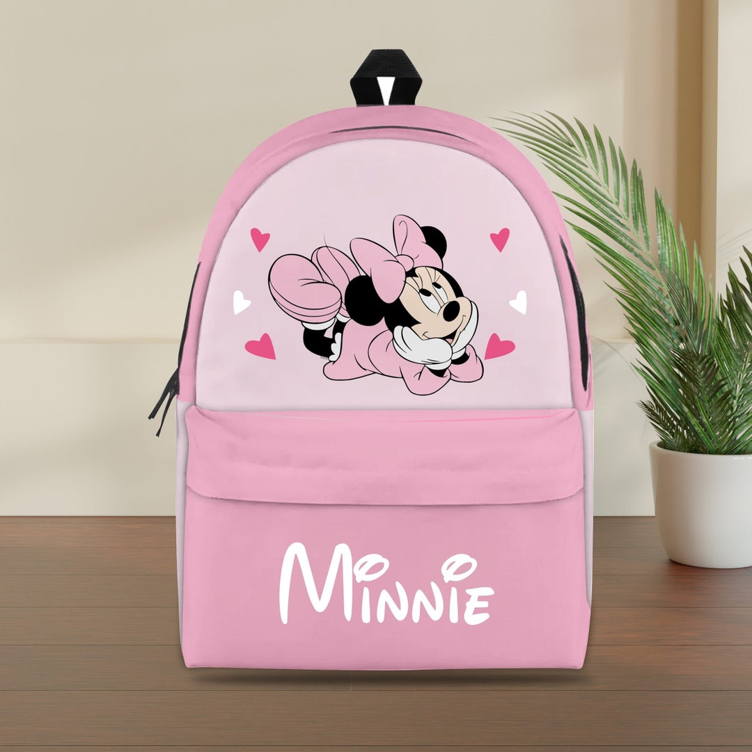 Disney Minnie Mouse Backpack Bag, Disney Character Backpack, Back to ...