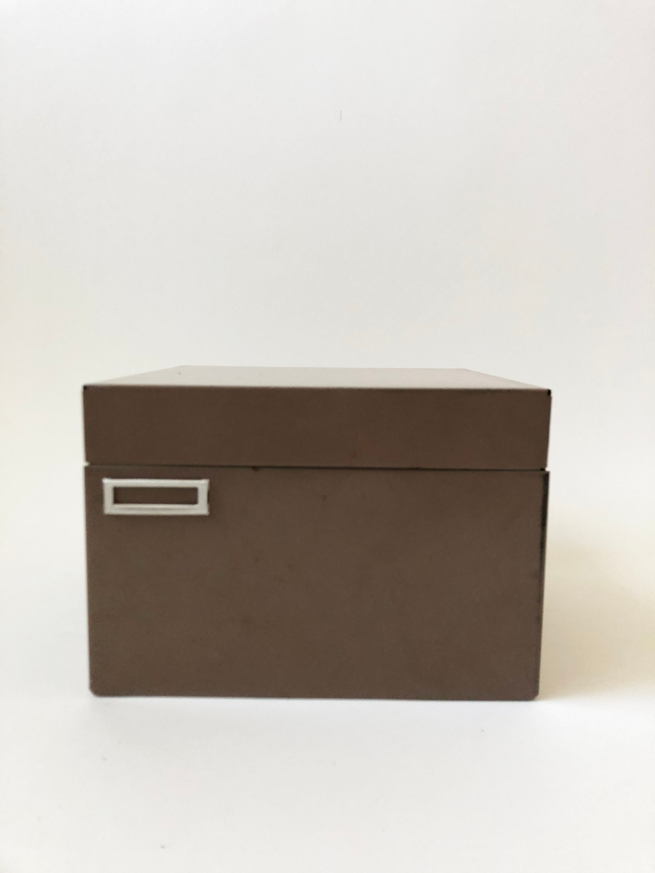 Steelmaster Card Cabinet Metal File Bin Mid Century Storage | Etsy