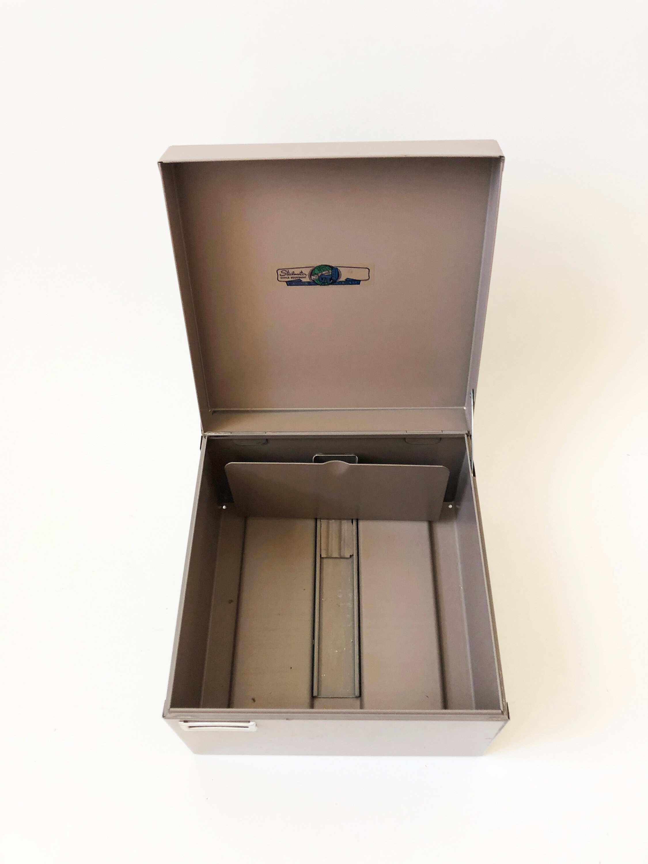 Steelmaster Card Cabinet Metal File Bin Mid Century Storage | Etsy