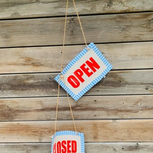 OPEN / CLOSED Sign for Open Ended Play, Educational Toy Open Closed ...
