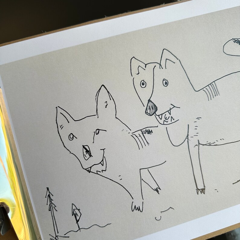 Wolf Pack Drawing, Wolves Line Art Design, Brian Pescador Art Sketch ...