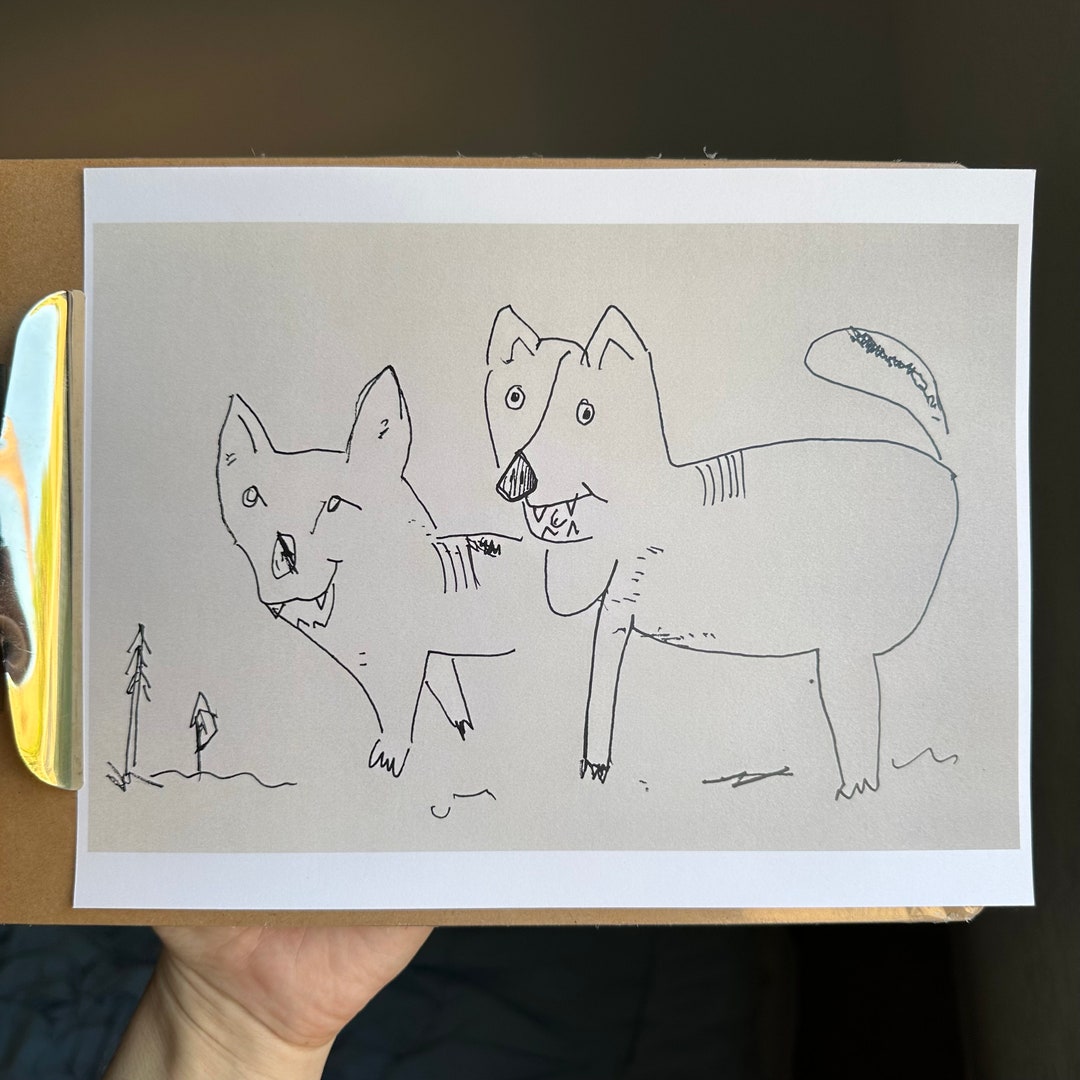 Wolf Pack Drawing, Wolves Line Art Design, Brian Pescador Art Sketch ...