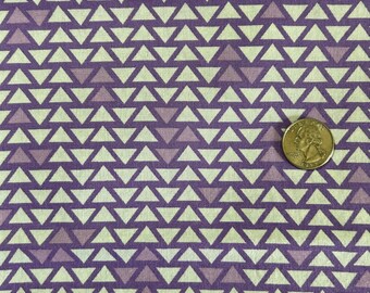 Geometric Fabric Plum Lavender Triangle Quilt by Tycdesignco Plum ...
