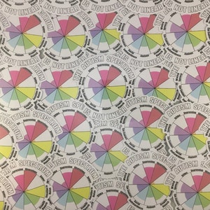Autism Spectrum is Not Linear Sticker, Autism Sticker, Not Linear ...