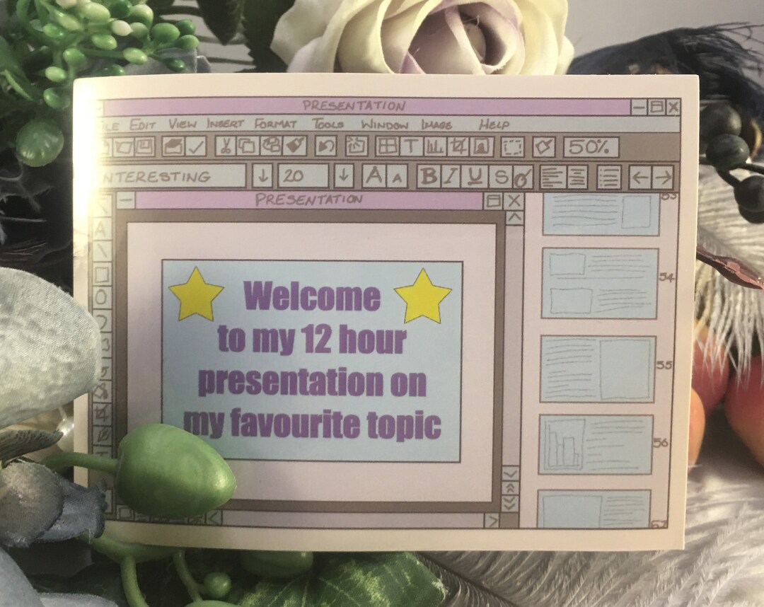 My Favourite Topic Powerpoint Display Sticker, Neurodiverse Sticker ...