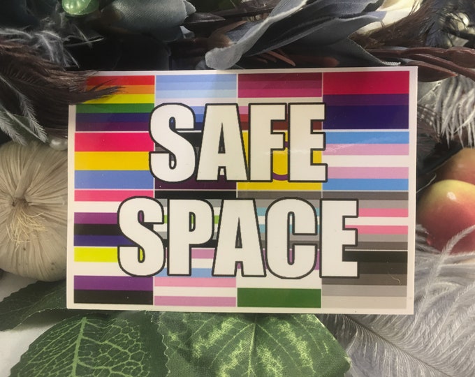 Safe Space Progress Pride Flag LGBTQ POC Transgender Flag Vibrant Color ...