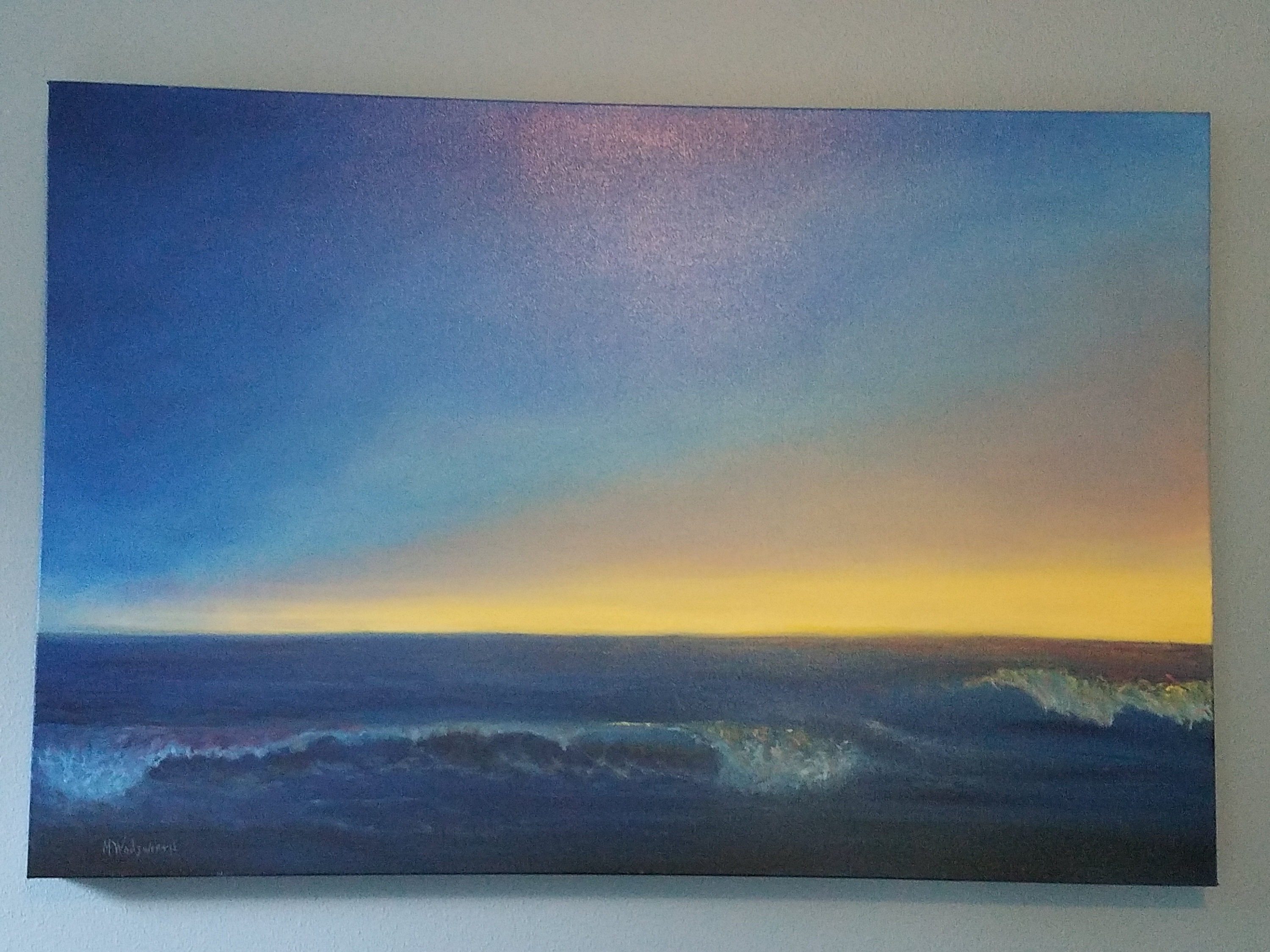 Skylight Original Oil Paining by Melissa Wadsworth Seascape - Etsy.de