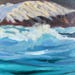 Wave Energy Original Oil Painting Landscape on Canvas 12x24x1.5 Inches ...