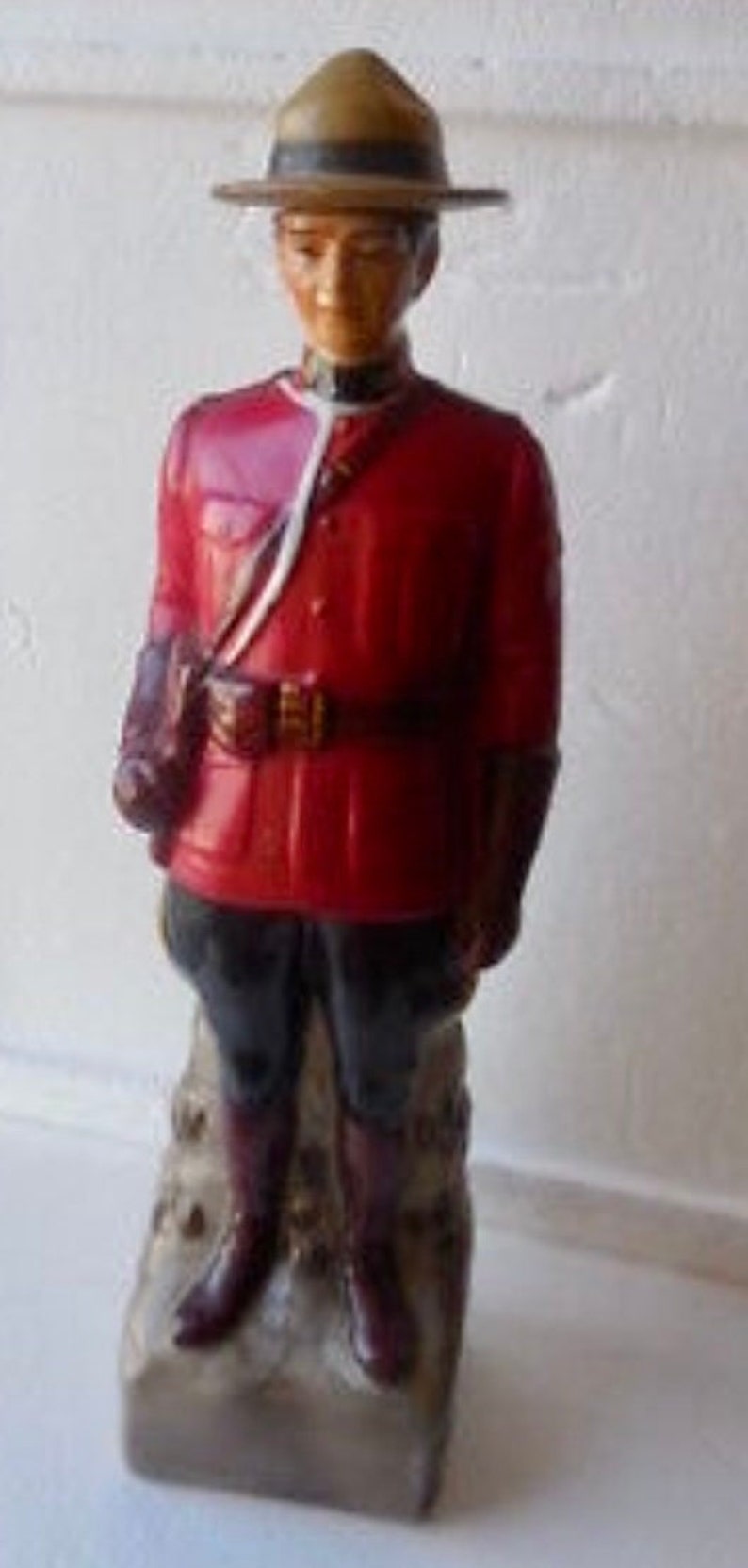 1969 Canadian Mist Mountie Whiskey Decanter Vintage Figural Barware - Etsy