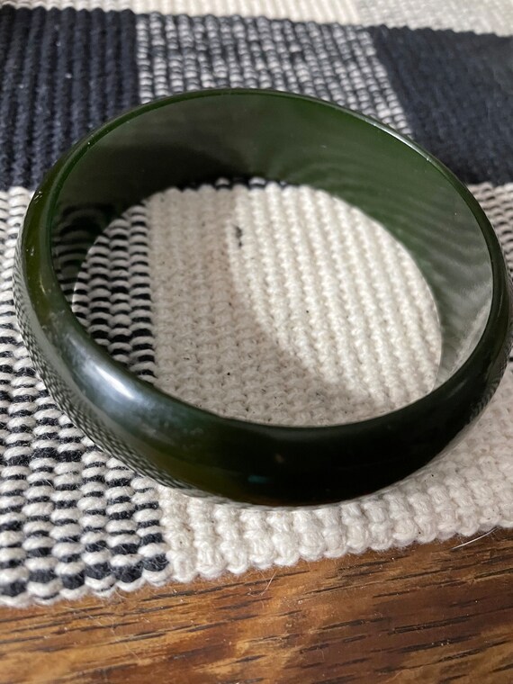 bakelite bangle dark - Gem