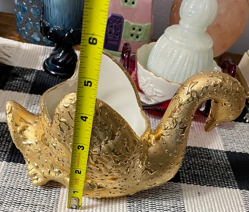 WEEPING GOLD SWAN Vintage Decor - Etsy