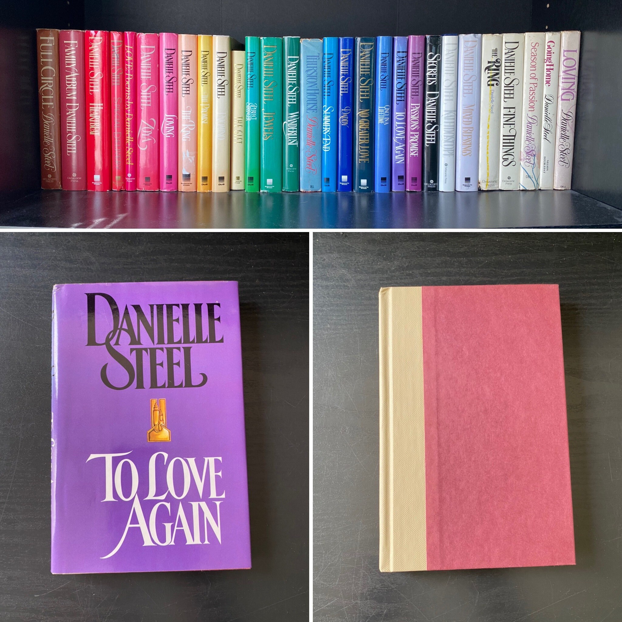 Vintage Rainbow Danielle Steele Book Collection Vintage Romance Novel ...
