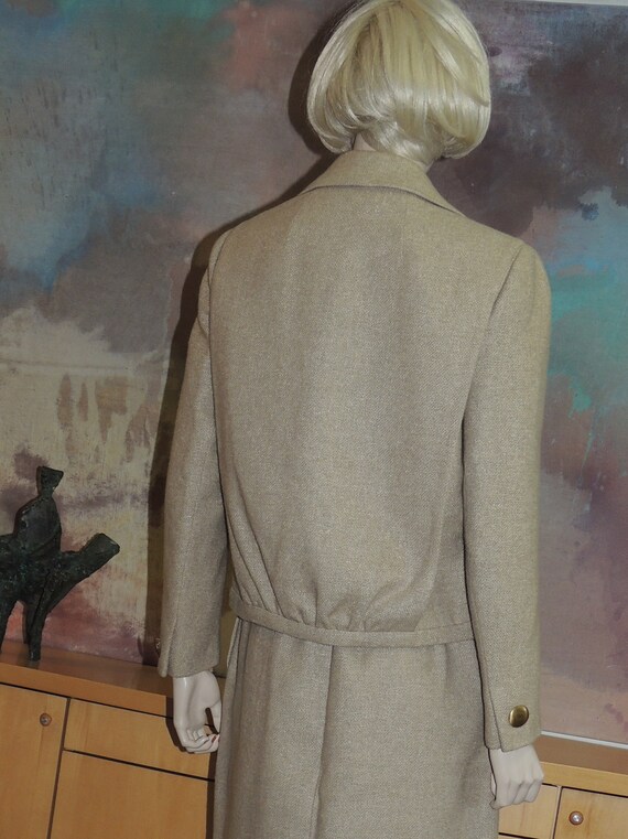 1960s Dan Millstein NY Paris Two Piece Skirt Suit Bus… - Gem