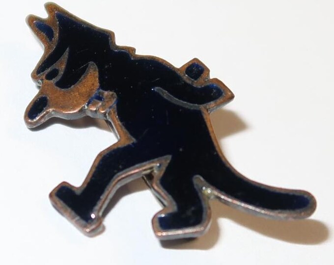 Old Felix the Cat Pin, Made in England - Etsy